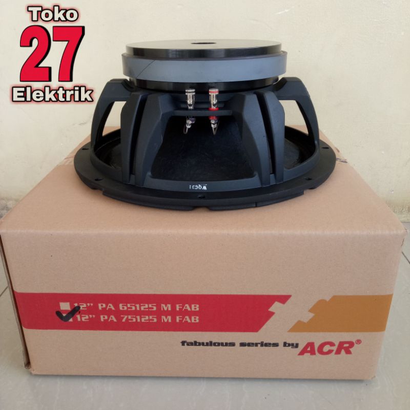 Jual Speaker ACR Fabulous 12 inch PA 75125 M | Shopee Indonesia