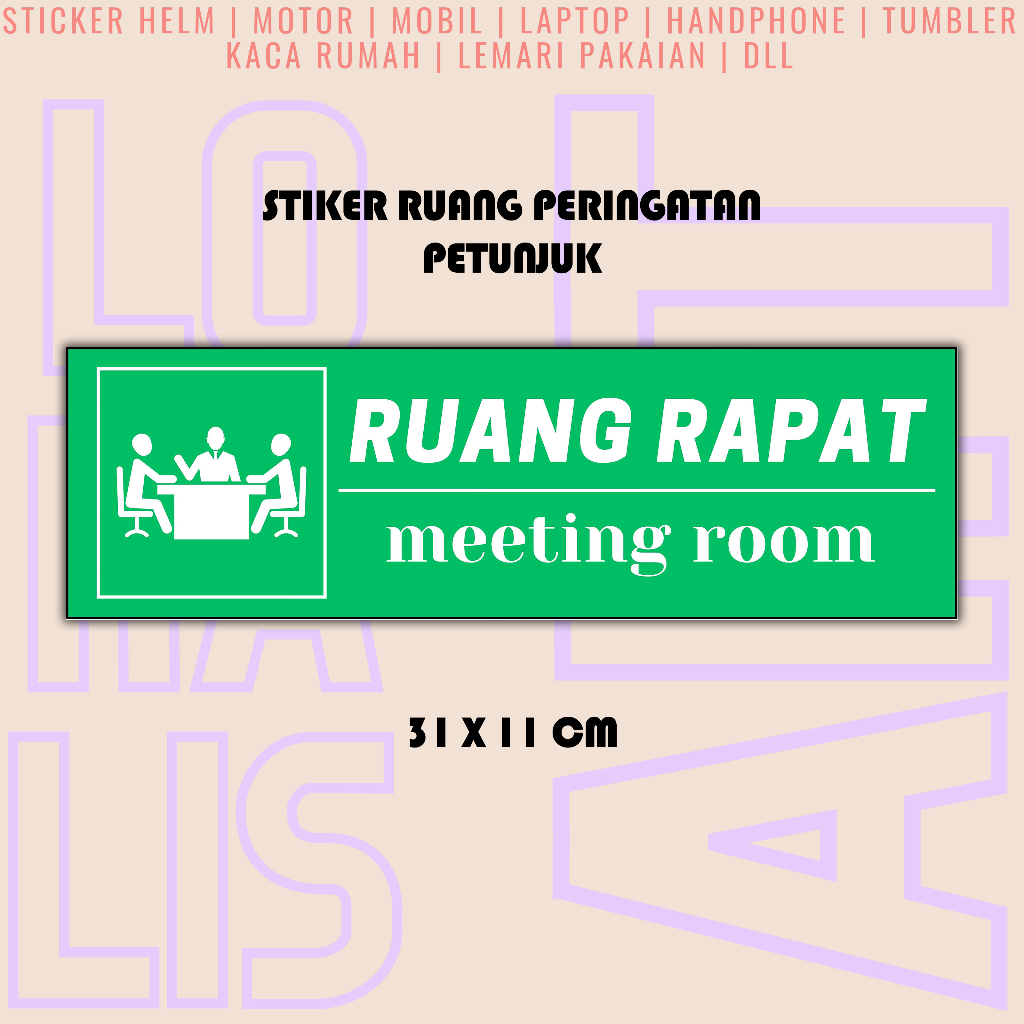 Jual LOKALISART | STICKER PETUNJUK RUANGAN - STIKER PETUNJUK RUANG ...