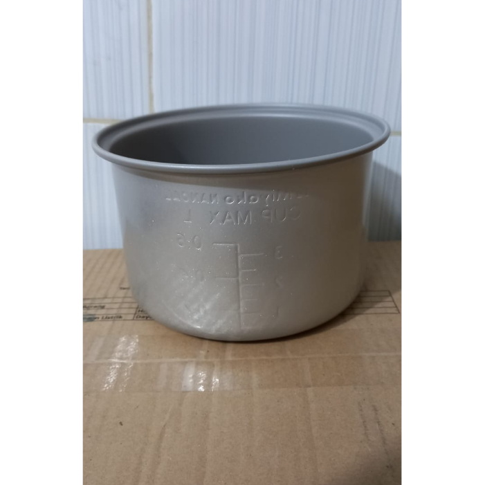 Jual Panci Rice Cooker Miyako 0,6 Liter Nanoal (Abu2) Asli Original ...