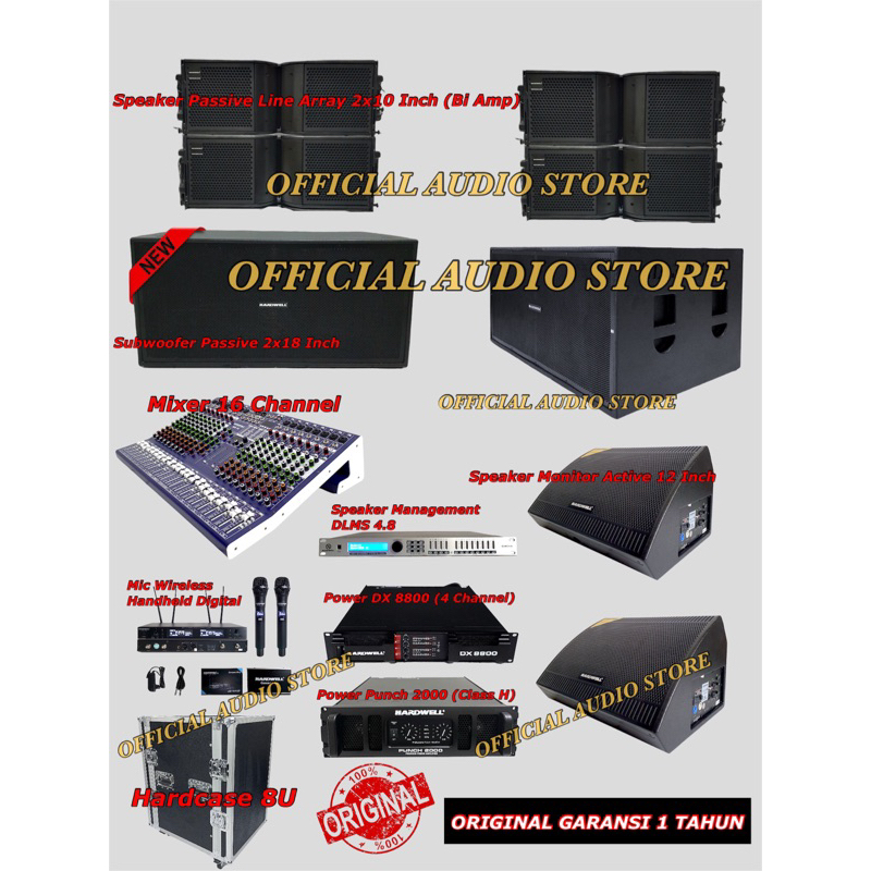 Jual Paket Sound System Outdoor / Cafe / Aula / Gereja Dll Original ...
