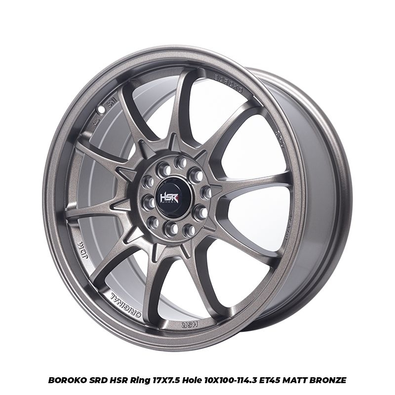 Jual Velg Mobil HSR BOROKO SRD Ring 17 Untuk Vitara, Inova, Xpander DLL - Warna Bronze | Shopee ...