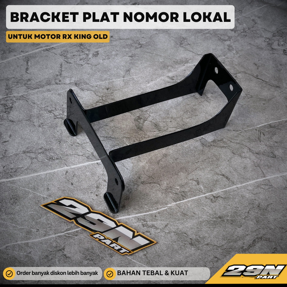 Jual Stay dudukan besi breket Plat nomor no depan Rx King rxking rxk ...