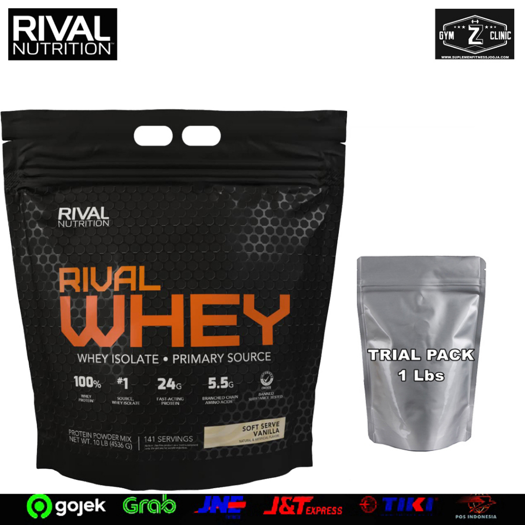 Jual Rival Whey Protein Isolate Trial Pack 1 lbs Whey Rival | Shopee ...