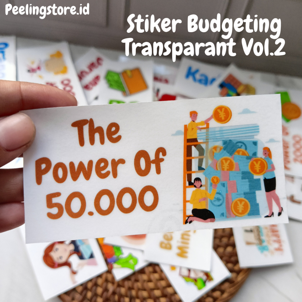 Jual STIKER BUDGETING TRANSPARAN VOL. 2 (BISA REQUEST/BISA CUSTOM ...