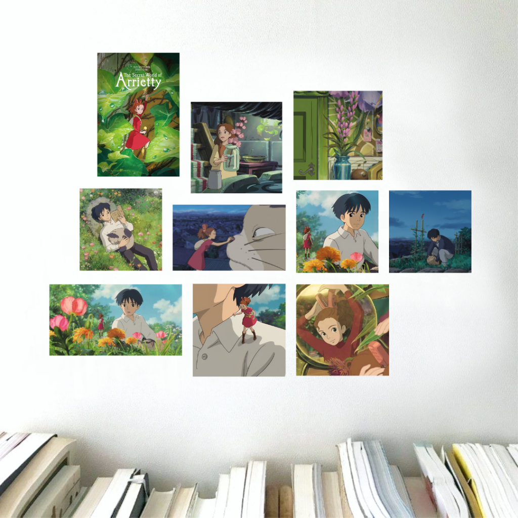 Jual Postcard Wall Decor Ghibli | Poster Ghibli Set | Studio Ghibli ...