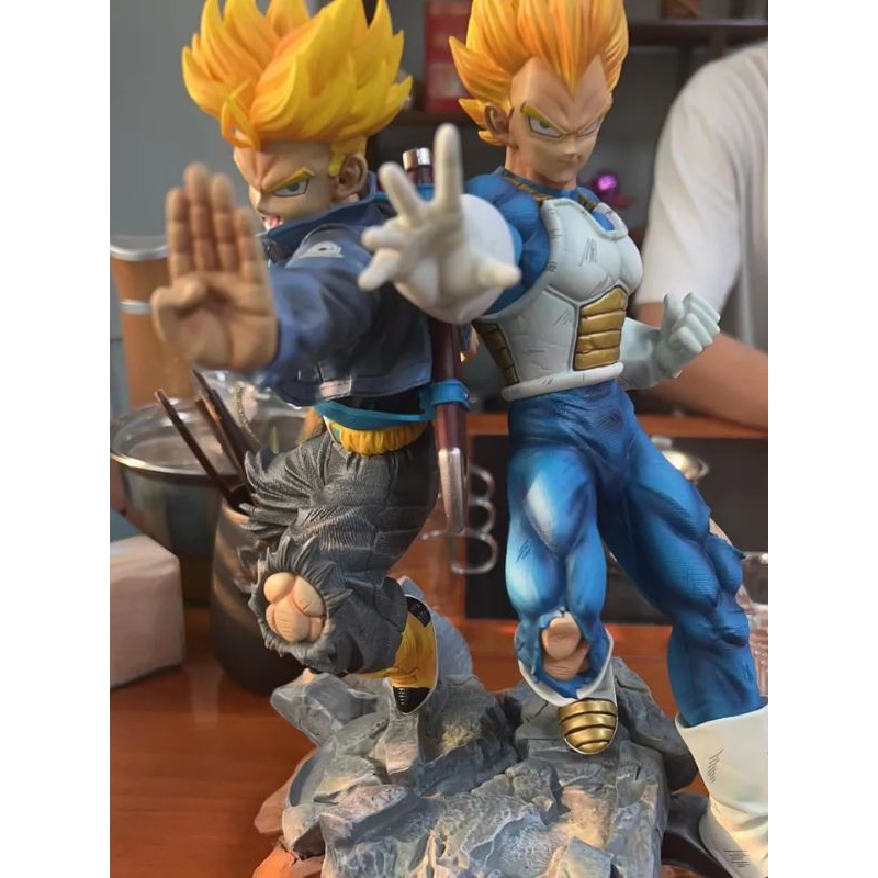 Jual GK DragonBall Dragon Ball Super Saiyan Vegeta Trunks Attack Figure ...