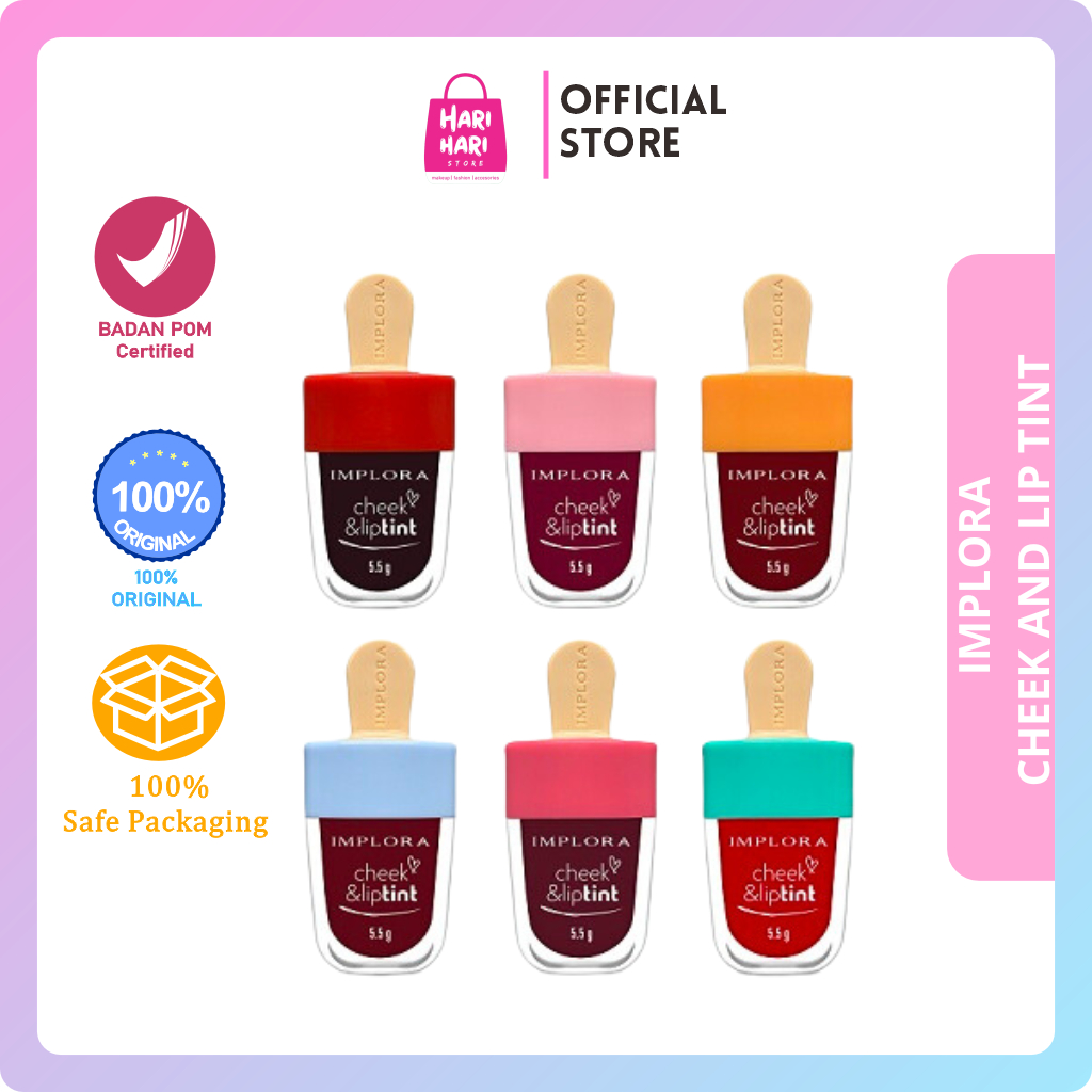 Jual IMPLORA CHEEK & LIPTINT [SHADE BARU 07 08 09] | Shopee Indonesia