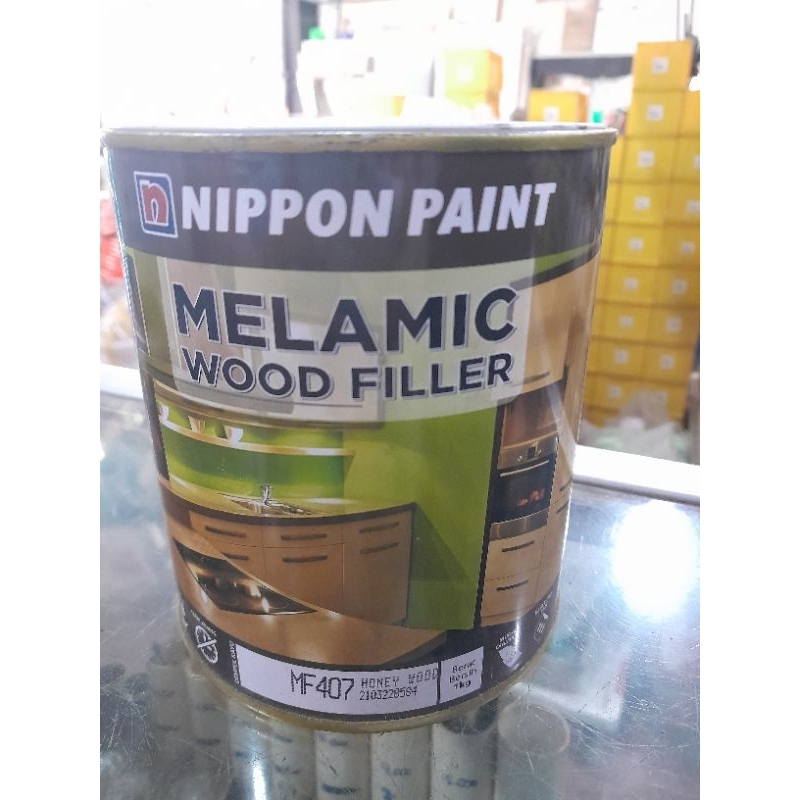 Jual nippon paint melamic wood filler MF 407 1kg | Shopee Indonesia