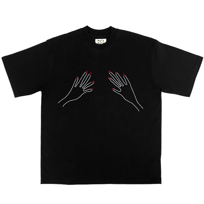 Jual HANDS TSHIRT BLACK | Shopee Indonesia