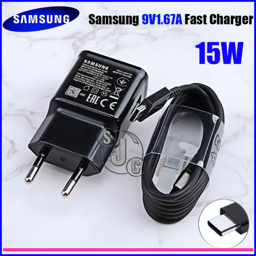 Jual Samsung Charger A50 A20 A30 A51 A52 Original 15 Watt Fast Charging ...