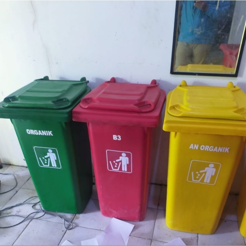 Jual tempat sampah sulo / roda kapasitas 120 liter | Shopee Indonesia