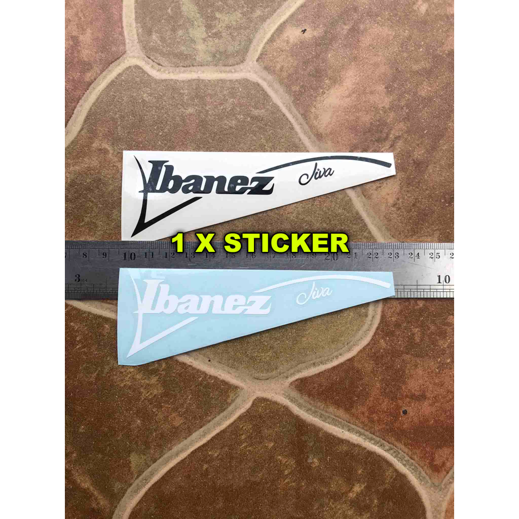 Jual Ibanez Jiva Sticker Tempel Headstock Nita Strauss Logo Gitar ...