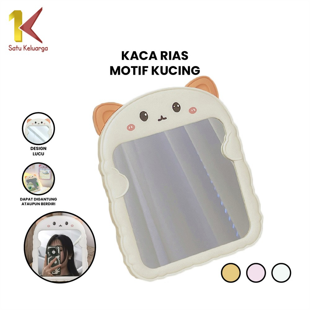 Jual Satu Keluarga Cermin Meja Rias Bentuk Kucing K153 Cermin Lipat ...