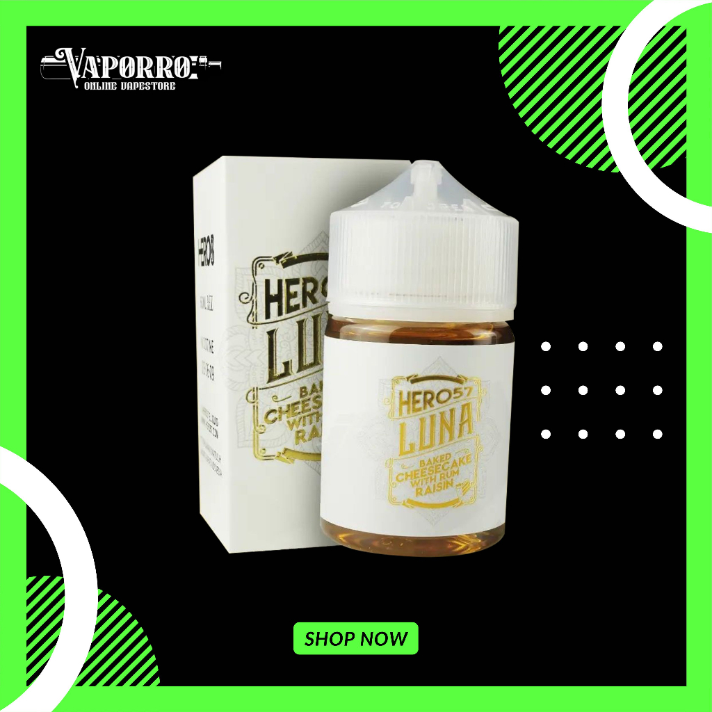 Jual Liquid Luna Rum Raisin Cheesecake 60ml Hero57 | Shopee Indonesia