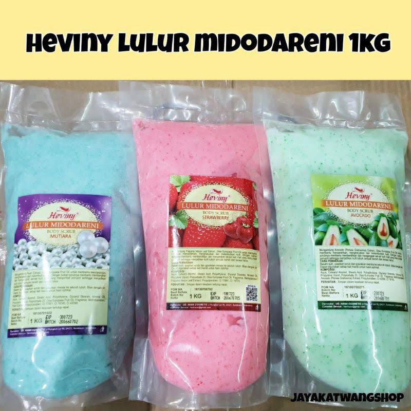 Jual Heviny Lulur Midodareni Body Scrub 1kg(Refill) | Shopee Indonesia