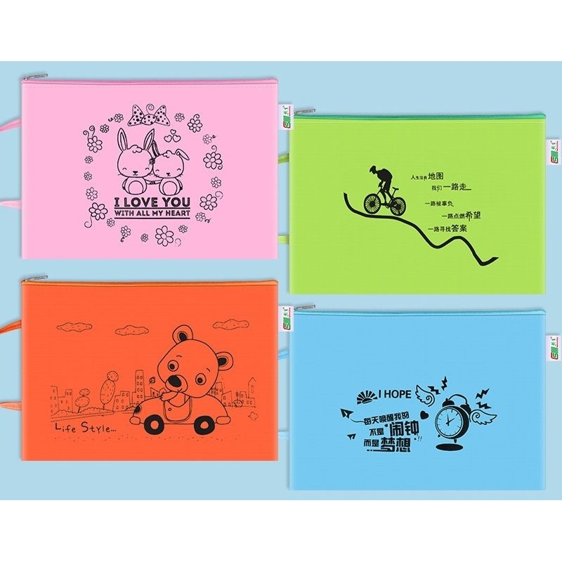 Jual 316 - Map A4 bertali / Map A4 zipper bag / folder A4 / Map A4 ...