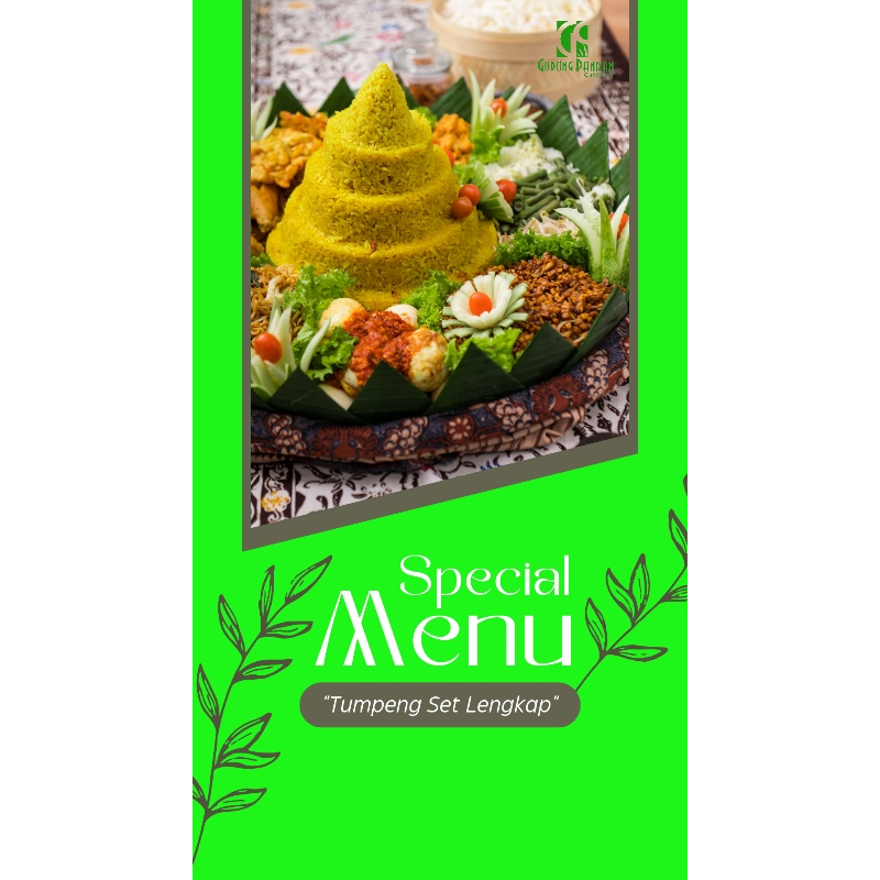 Jual ANEKA TUMPENG SET LENGKAP GODONG PANDAN | Shopee Indonesia
