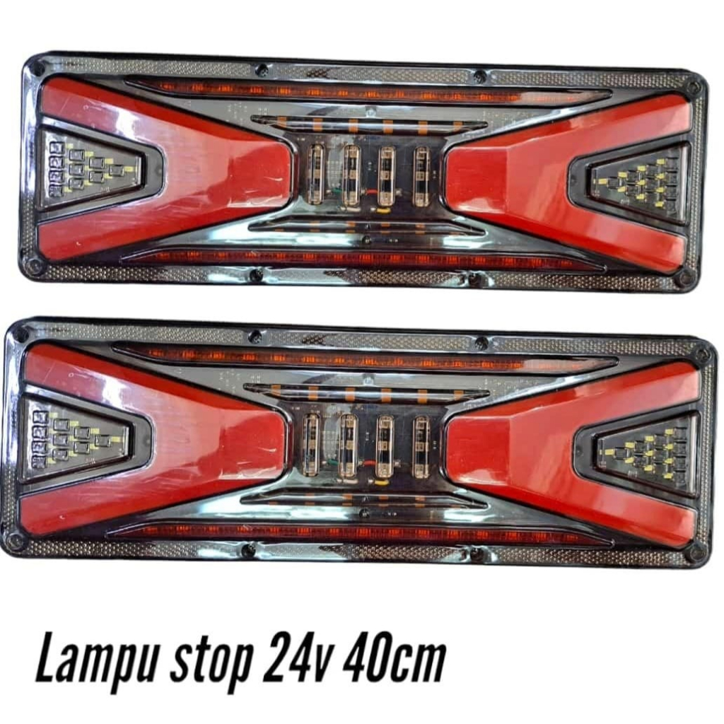 Jual Lampu Rem Led Stop Lamp Truk Truck Canter Stoplamp 24Volt 40cm ...
