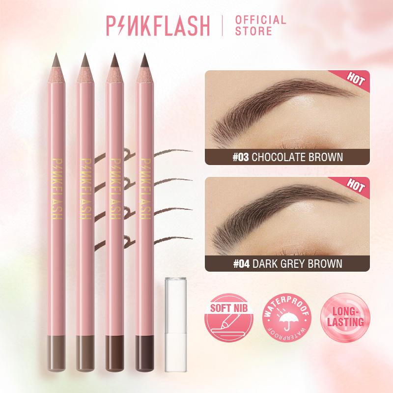 Jual PINKFLASH Ohmyemoji Pensil Alis Anti Air Tahan Lama -4 Warna ...