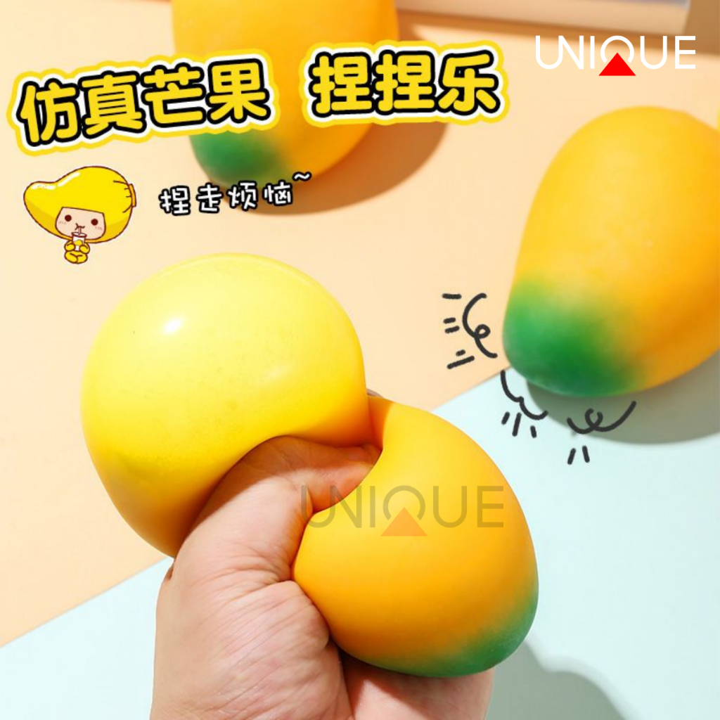 Jual UNIQUE Mainan Squishy Pencet Mango Remes Anti Stress Squishy ...