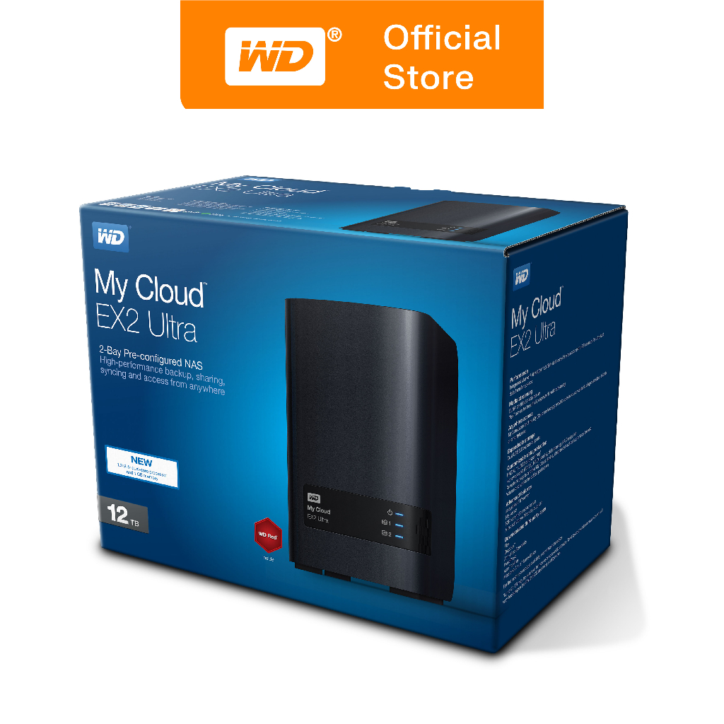 Jual WD My Cloud EX2 Ultra 12TB - NAS Personal Cloud External Storage ...