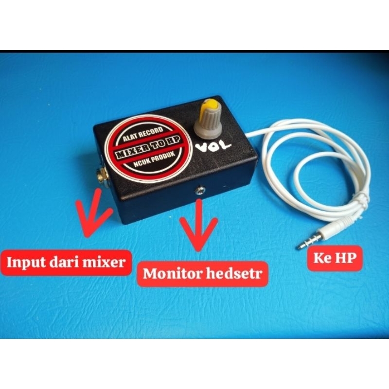 Jual alat Rekam dari MIXER ke HP (SOUNDCARD PASIF) | Shopee Indonesia