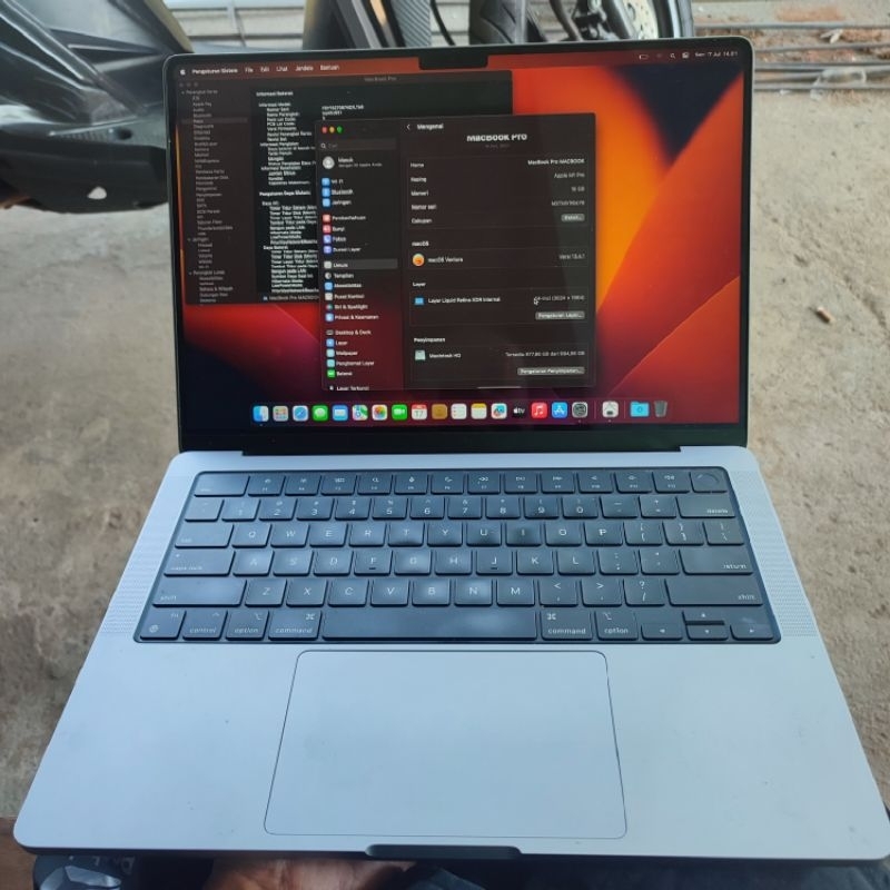Jual Macbook Pro (M1 Pro, 16-inch, 2021) 16/512GB | Shopee Indonesia