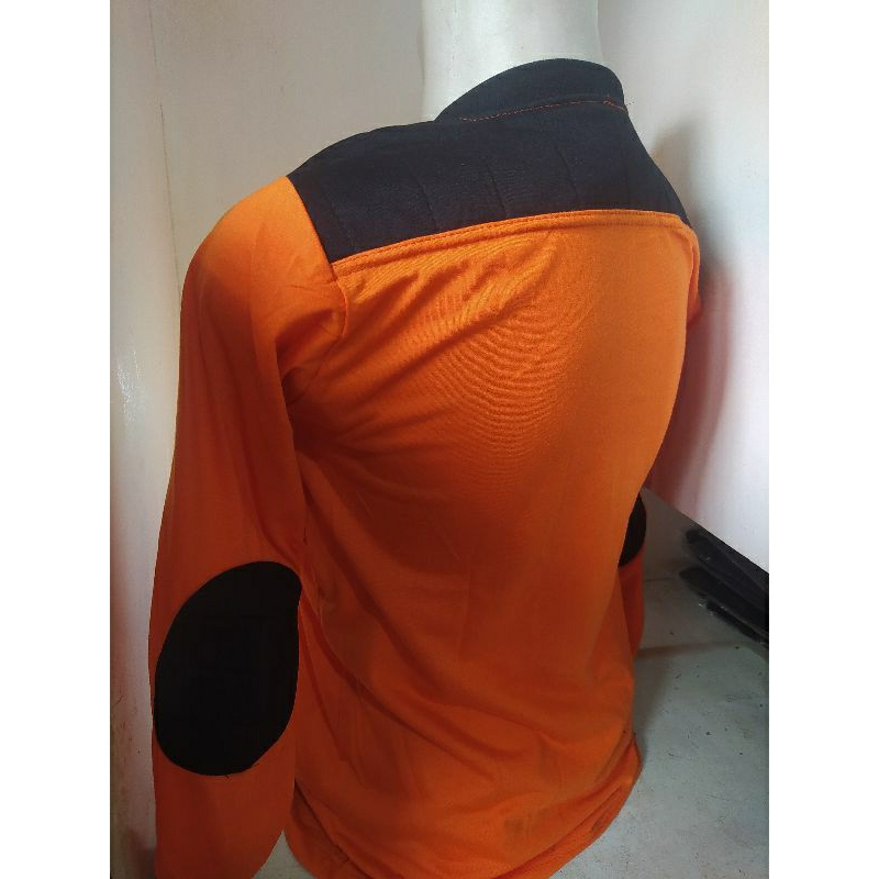 Jual kaos orange lapangan relawan SAR BPBD BNPB lengan panjang dobel ...