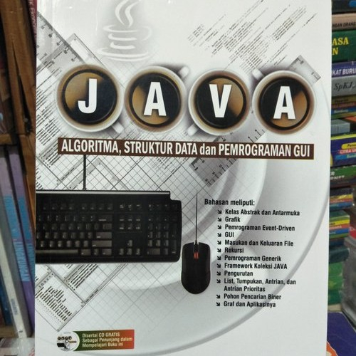 Jual Java Algoritma Struktur Data Dan Pemrograman Gui Shopee