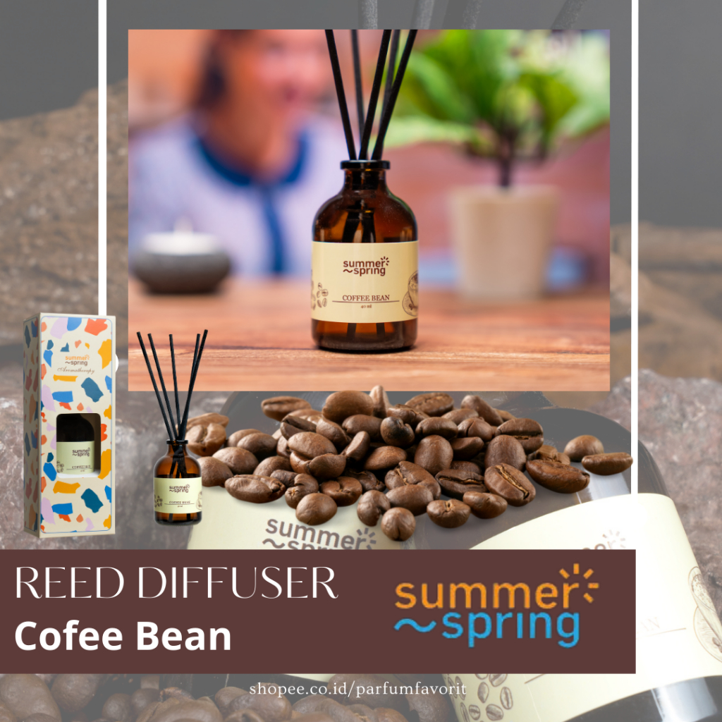 Jual Summerspring Reed Diffuser Aroma Coffee Bean Pengharum Ruangan ...