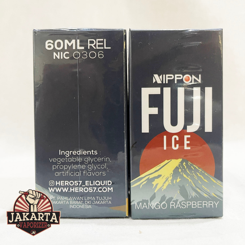 Jual NIPPON FUJI ICE MANGO RASPBERRY 60ML 3MG BY HERO57 X PAN | Shopee ...