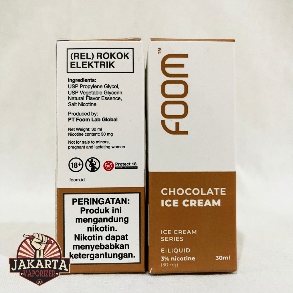 Jual [SALT] FOOM CHOCOLATE ICE CREAM SALTNIC 30ML 30MG BY FOOM | Shopee ...