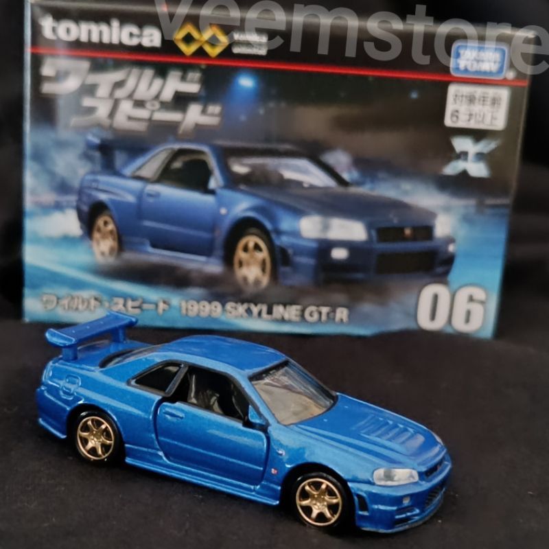 Jual Die Cast 1:64 Nissan Skyline GTR R34 Fast and Furious X [Tomica06 ...