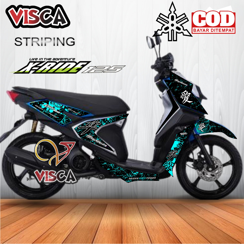 Jual Stiker Striping X Ride 125 Variasi HAYABUSA | Shopee Indonesia