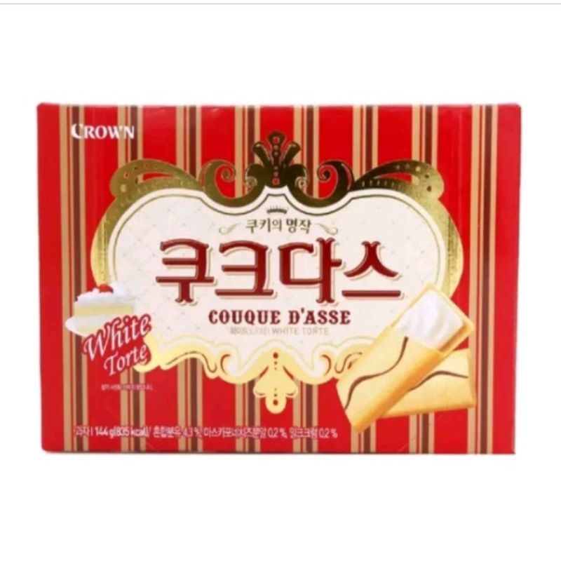 Jual Crown - Couque Dasse White 72gr | Shopee Indonesia