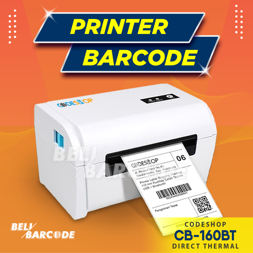 Jual Printer Barcode Codeshop CB 160 BT Usb Bluetooth | Shopee Indonesia