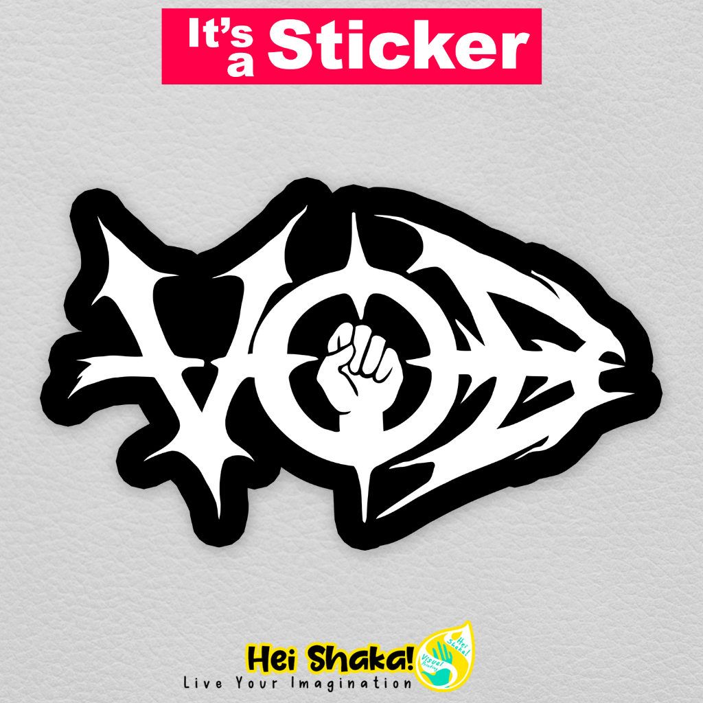 Jual Stiker VOB Voice of Baceprot Sticker Musik Metal Hardcore Band ...