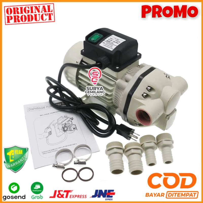 Jual Pompa Cairan Kimia Self-priming Chemical Kimia Adblue Ac 220V ...