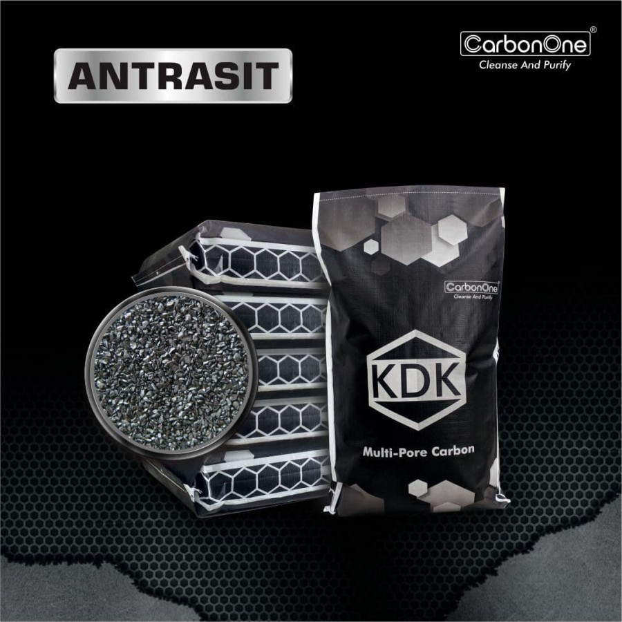 Jual Media Filter Air Antrasit KDK Per Sak Karung 50kg | Shopee Indonesia