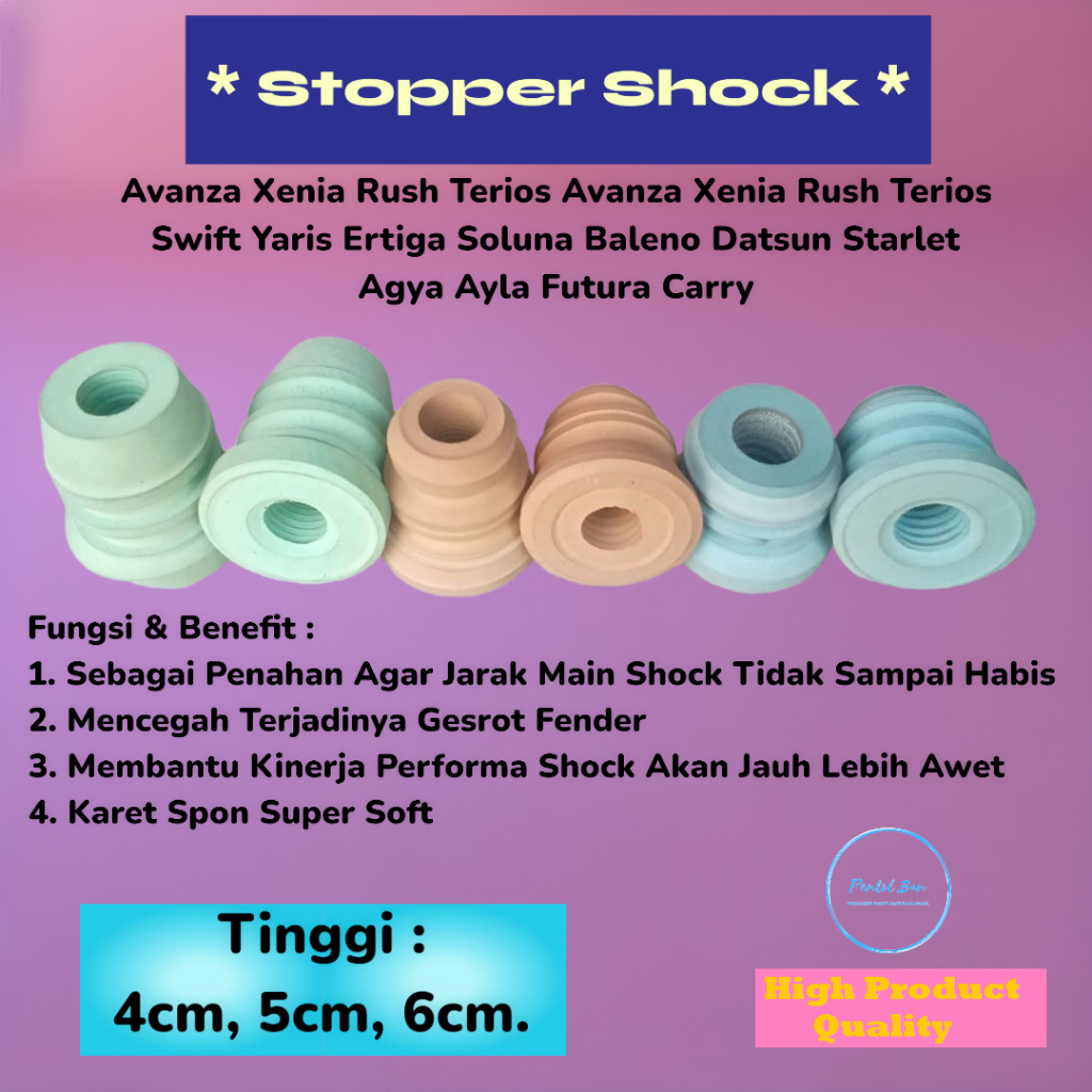 Jual Shock stoper spon awet empuk Bahan Super Soft Avanza Rush Terios ...