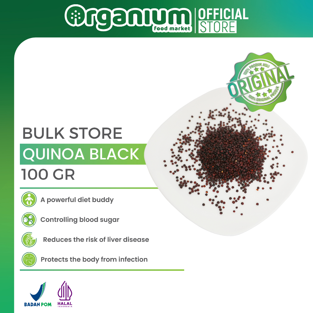 Jual Organium Quinoa Black 100g | Shopee Indonesia