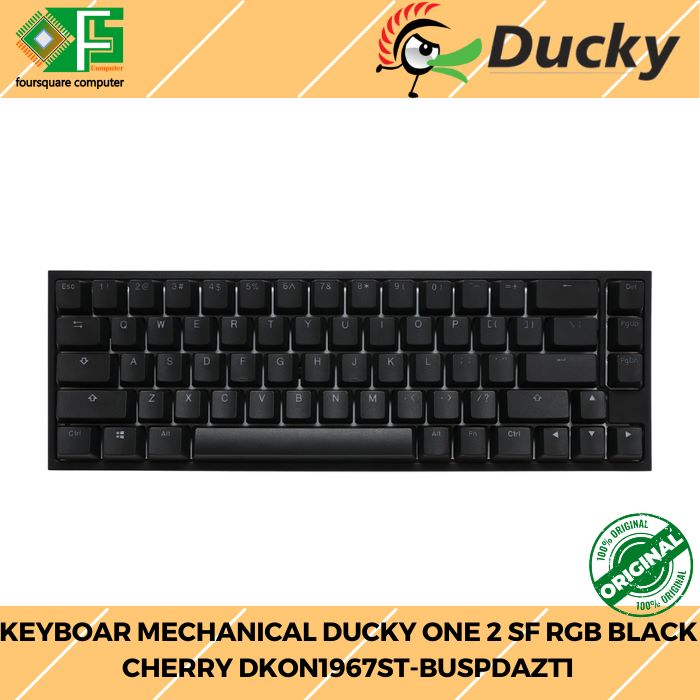 Jual Keyboard Mechanical Ducky One 2 SF RGB Black Cherry | Shopee Indonesia