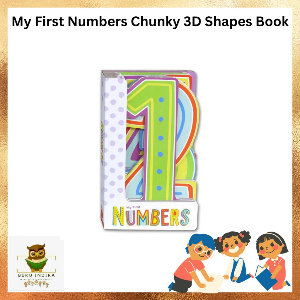 Jual Buku Import Anak My First Numbers Chunky Shaped Board Book ...