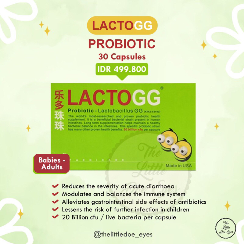 Jual LACTOGG Probiotic 30 Caps - EXP 09/2024 | Shopee Indonesia