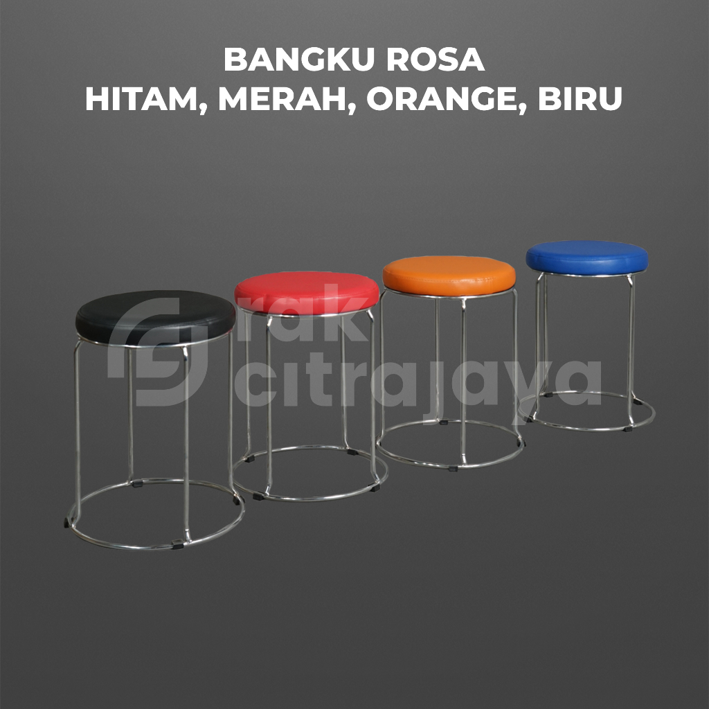 Jual KURSI BANGKU STAINLESS STEEL PREMIUM KULIT KAFE CAFE BUSA ...
