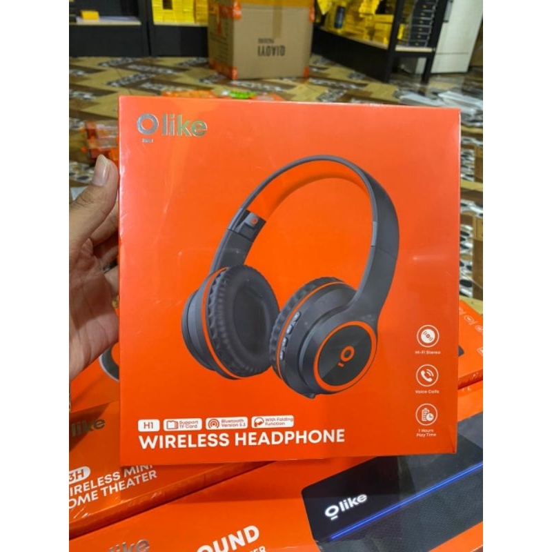 Jual OLIKE H1 HEADPHONE BLUETOOTH 5.3 WIRELESS EARPHONE | Shopee Indonesia