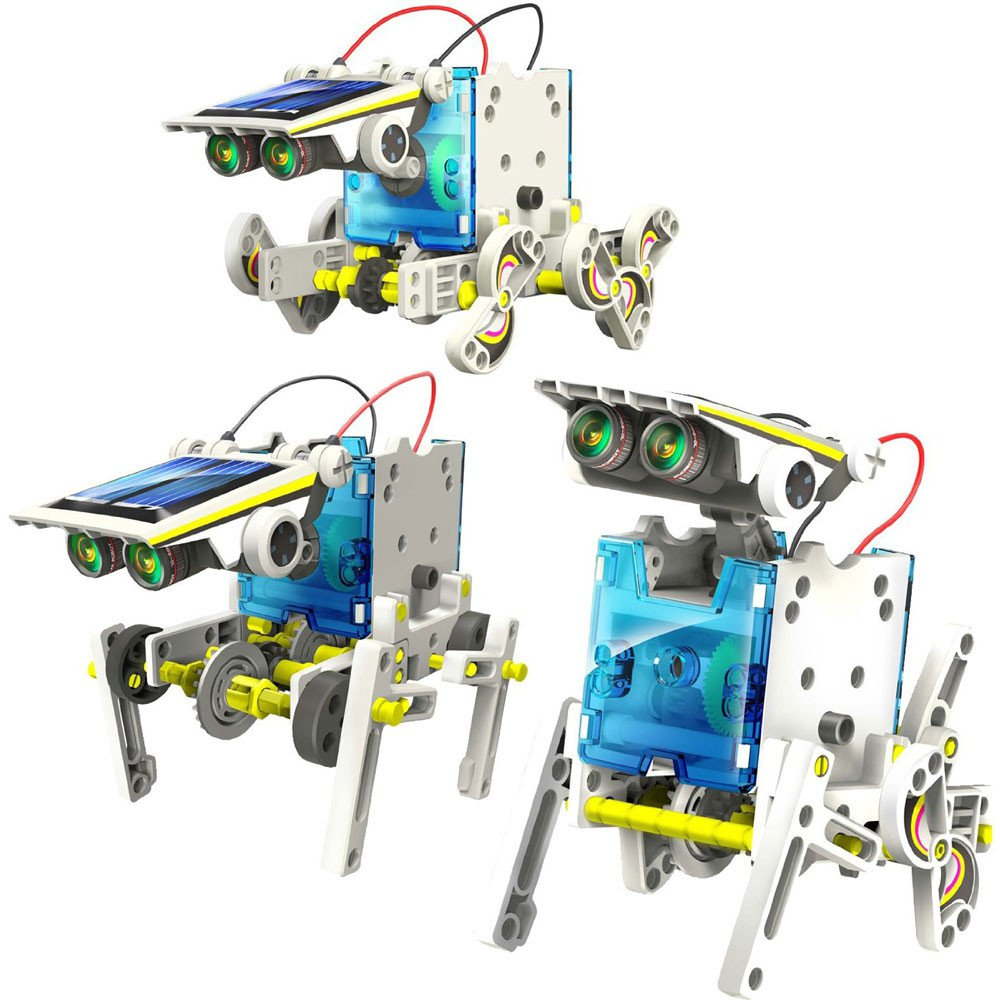 Jual Mainan robot rakit 13 in 1 Transforming Solar Robot Science ...