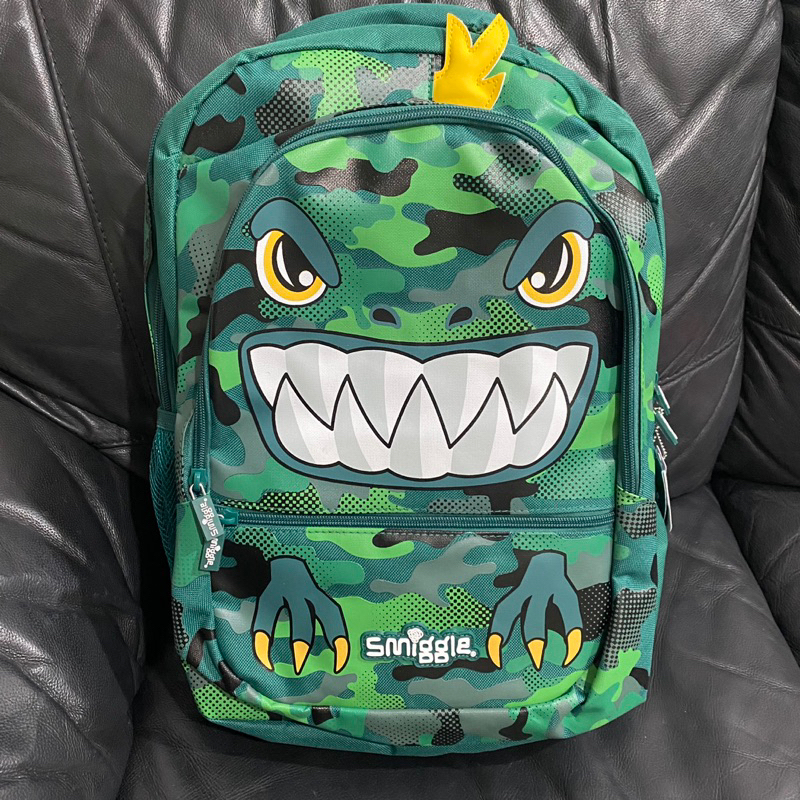 Jual Smiggle Backpack Kids Boys Dino Green / Tas Ransel Anak Sekolah ...