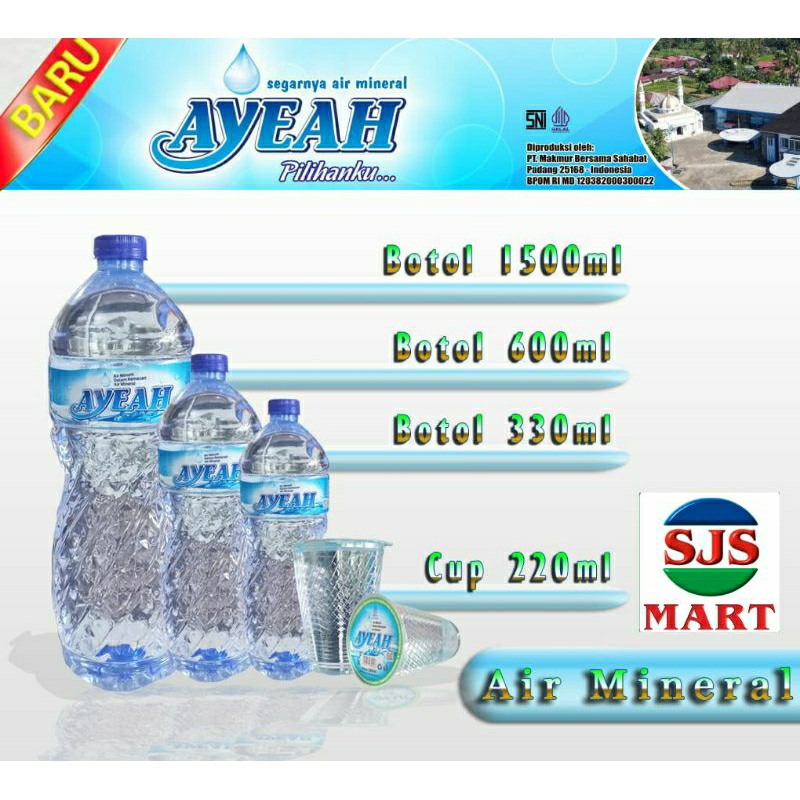 Jual AYEAH Air Mineral pet 330 ml | Shopee Indonesia