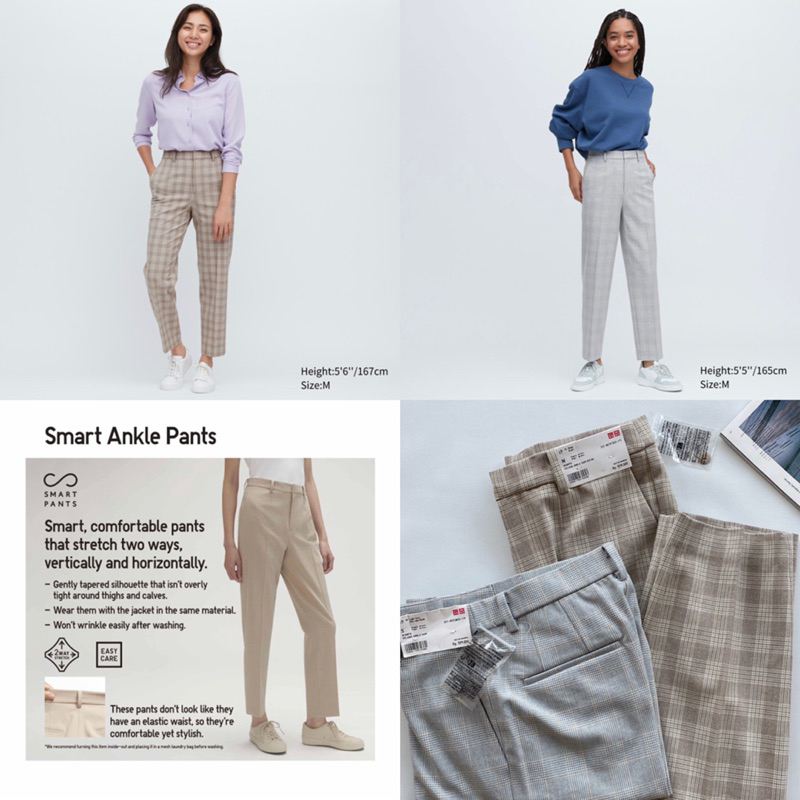 Jual Uniqlo celana ankle rapi women new original | Shopee Indonesia